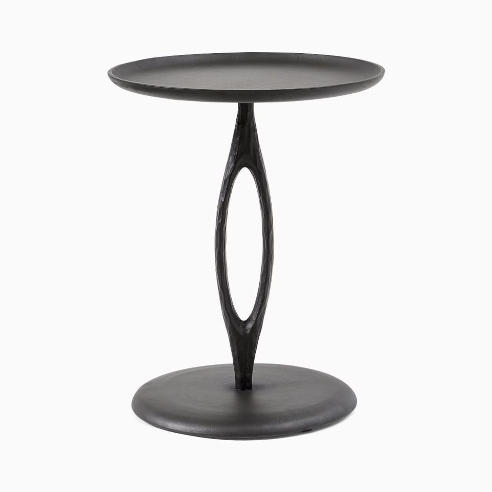 Sintra Side Table 38cm - Modern Bronze Accent Table | West Elm UK
